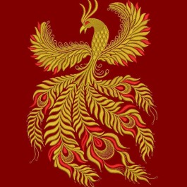 Art Embroidery|Slavic Folklore Firebird