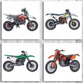 Stitch Emporium | Secrets Of Embroidery|Off Road Bikes Set