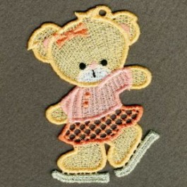 Ace Points Embroidery | Secrets Of Embroidery|FSL Skating Bears