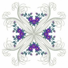 Ace Points Embroidery | Secrets Of Embroidery|Floral Enticement Quilt 5