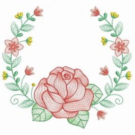 Ace Points Embroidery | Secrets Of Embroidery|Rippled Floral Laurels