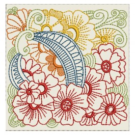 Allstitch | Secrets Of Embroidery|Flower Lines