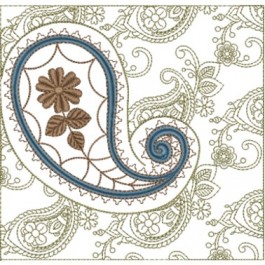 Allstitch | Secrets Of Embroidery|Paisley Quilt Blocks