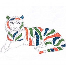 Blue Stitch Sky | Secrets Of Embroidery|Tiger Multi Hooped