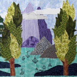 Blue Stitch Sky | Secrets Of Embroidery|Tree Scape 2