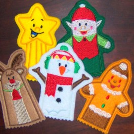 C Some Stitches | Secrets Of Embroidery|Christmas Finger Puppets