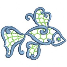 Stitch Delight | Secrets Of Embroidery|Cutwork Lace Fish