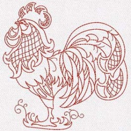 Stitch Delight | Secrets Of Embroidery|Redwork Chickens
