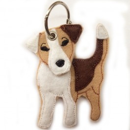 Anandas Divine Designs | Secrets Of Embroidery|Dog Feltie Fox Terrier