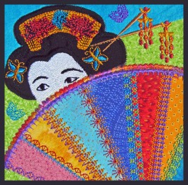 Anandas Divine Designs | Secrets Of Embroidery|Geisha 2 - Piece in the ...