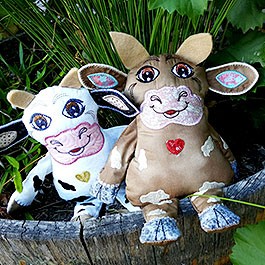 Inspiration Mutz | Secrets Of Embroidery|Soft Toy Little Cow