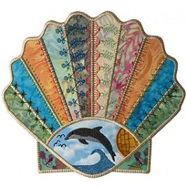 Molly Mine | Secrets Of Embroidery|Crazy Quilt Clam Shell