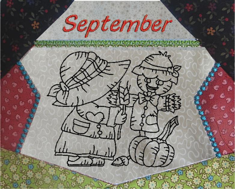 Inspiration Mutz | Secrets Of Embroidery|September Quilt Block