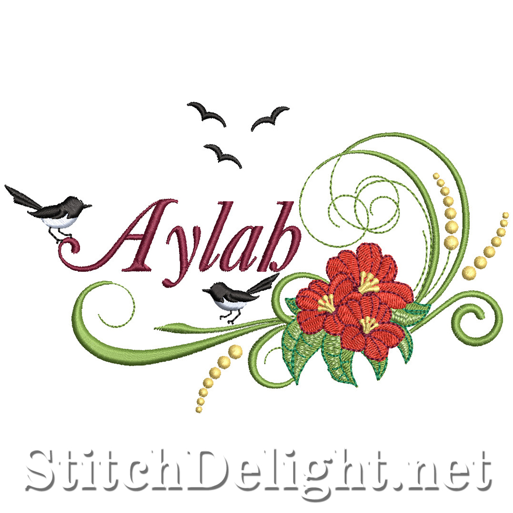 Stitch Delight | Secrets Of Embroidery|Name 479 Aylah