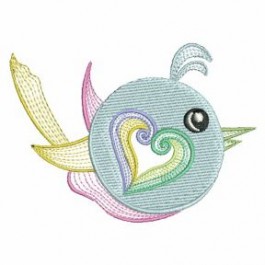 Wind Bell Embroidery | Secrets Of Embroidery|Art Deco Birds