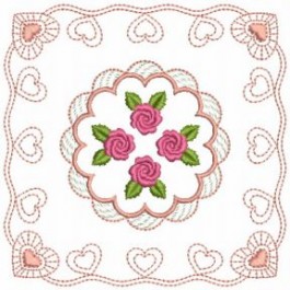 Wind Bell Embroidery | Secrets Of Embroidery|Combined Rose Quilt